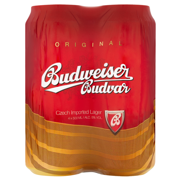 Budweiser Budwar - 4pack - GOLDENACRE WINES GOLDENACRE WINES