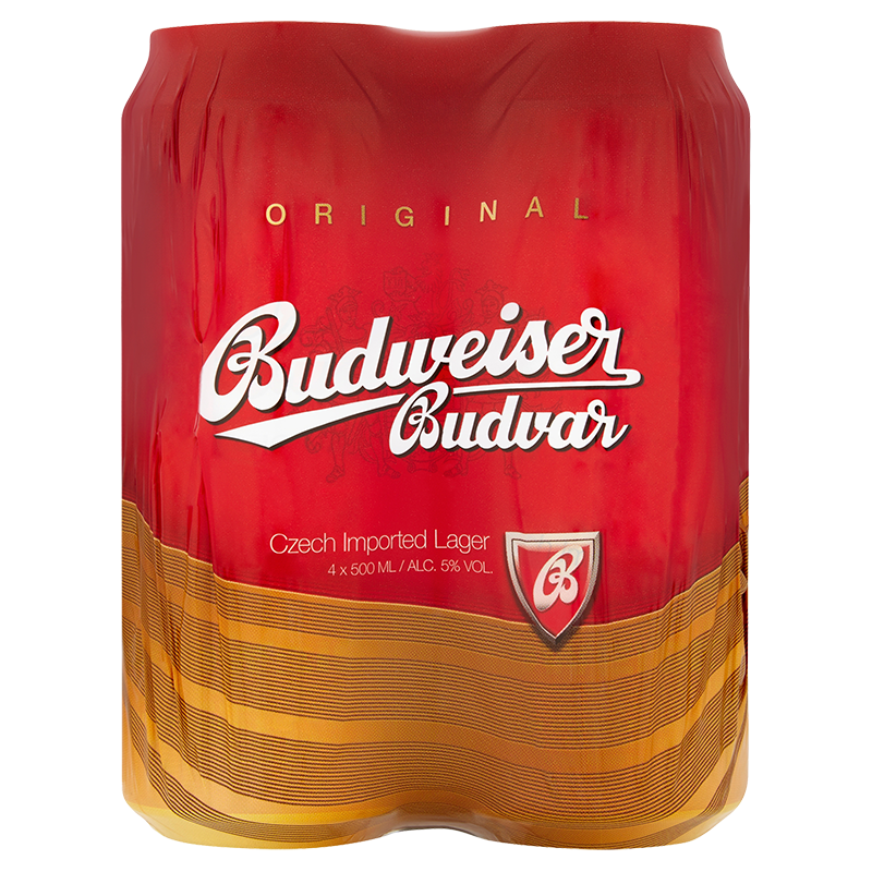 Budweiser Budwar – 4pack | GOLDENACRE WINES