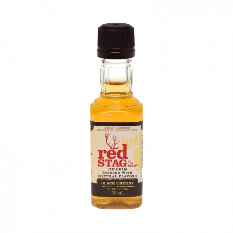 Jim Beam Red Stag Black Cherry Bourbo Whiskey - Miniature - GOLDENACRE ...