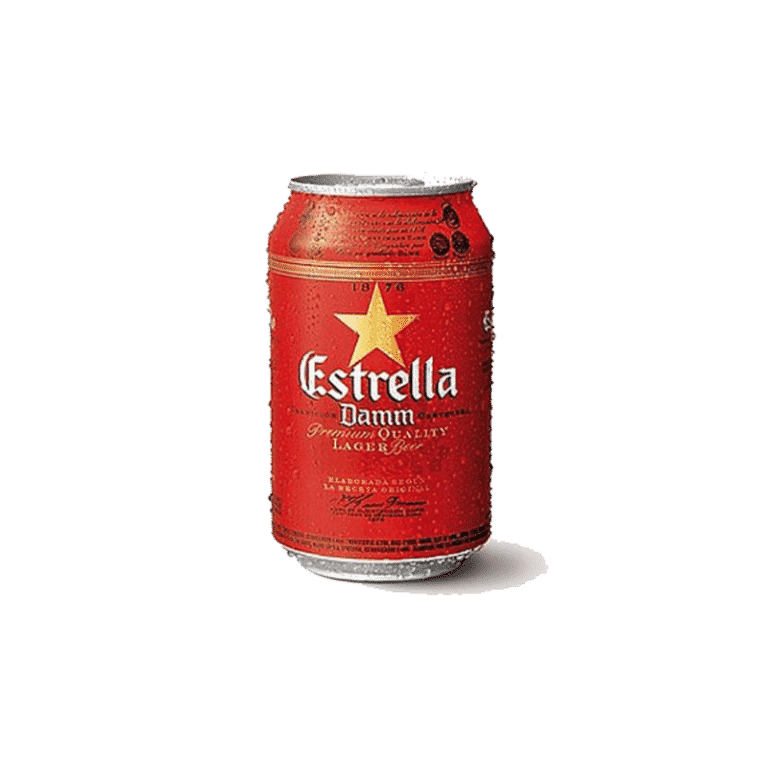 Estrella Damm Cans 330ml - GOLDENACRE WINES GOLDENACRE WINES