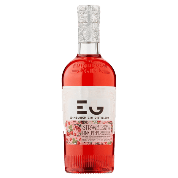 Edinburgh Gin Strawberry & Pink Pepper Liqueur - 50cl - GOLDENACRE ...